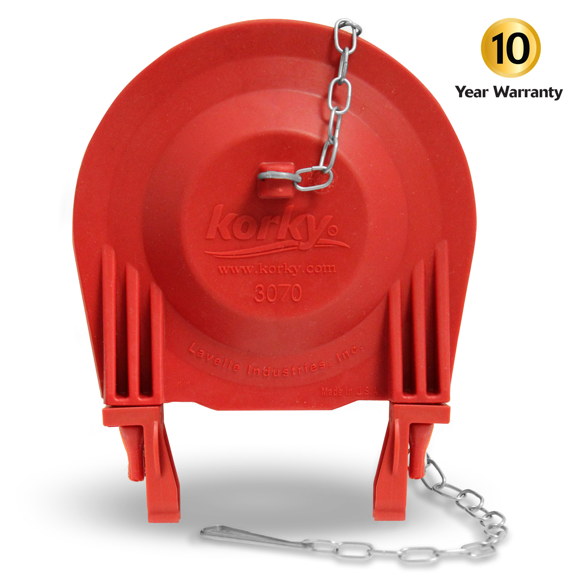 Large 3" 2X Long Life Universal Toilet Flapper - Korky